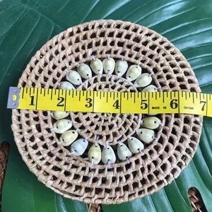 Accents | Round Woven Cowrie Shell Basket With Lid | Poshmark